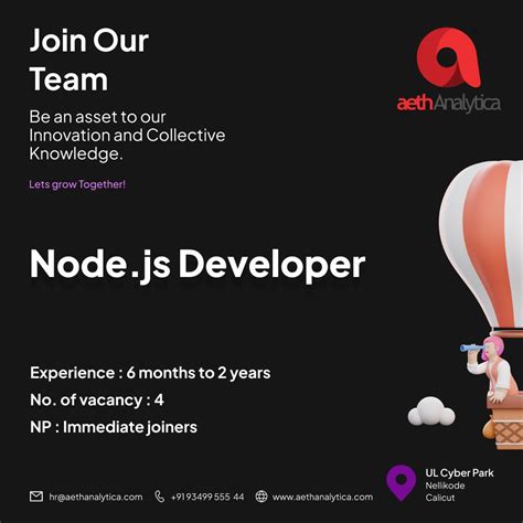 Nodejsdeveloper Hiringnow Joinourteam Techjobs