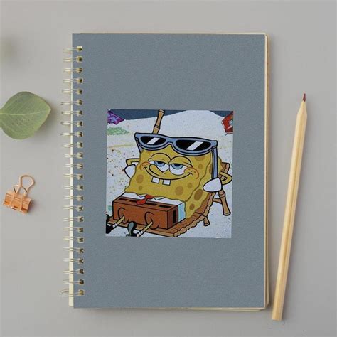 Spongebob A4 And A5 Spiral Notebook With Plastic Sheet Daraz Pk