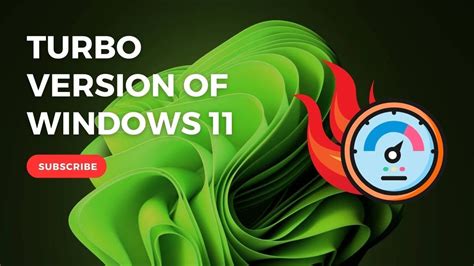 Windows 11 Performance Boost YouTube