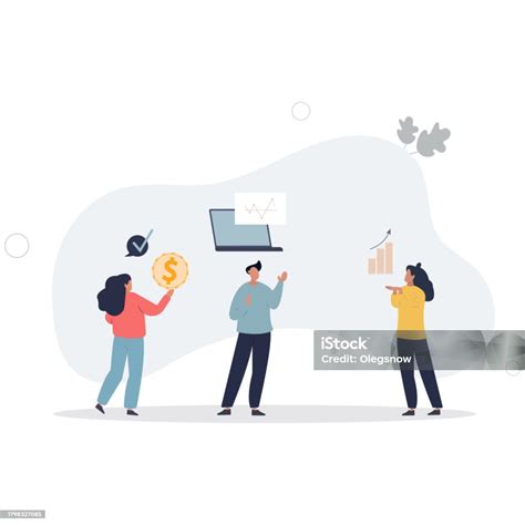 비즈니스 이익 분석을 통한 재무 기초 회사 재무 데이터 계산 통계 그래프 및 Diagramflat 벡터 그림 가격에 대한 스톡