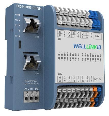 Digital Quantity Module Decowell EtherNet IP I O Module DI DO Input Bidirectional Output