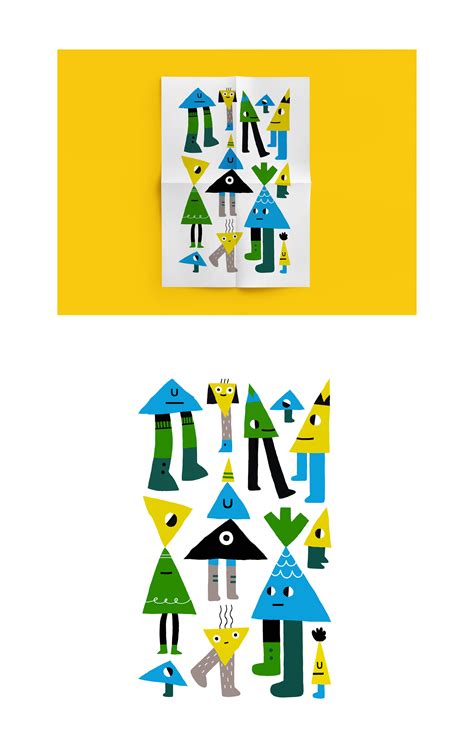 Triangles Poster On Behance