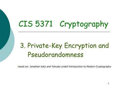 ppt cis 5371 cryptography powerpoint presentation free download id