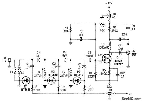 Varactortunedpreselector Basiccircuit Circuit Diagram
