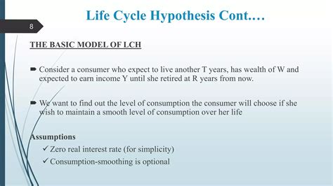 Permanent And Life Cycle Income Hypothesis Pptx