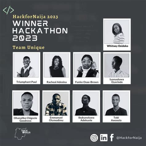 Tobi Awosola On Linkedin The Undisputed Champion 🏆 Of Hackfornaija
