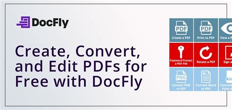 Create Convert And Edit PDF Documents With DocFlys Free Cloud Hosted PDF Solution