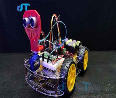 Obstacle Avoidance Robot Using Raspberry Pi Pico Dishantech Bd
