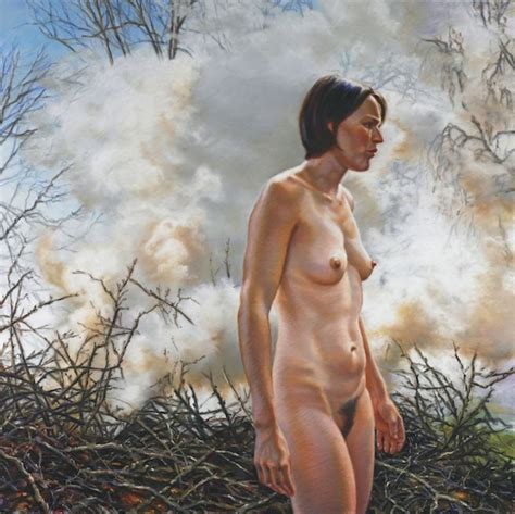Artist Paints Naked People In Strange Natural Environments NSFW Art Sheep