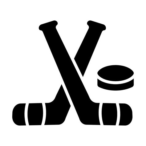Ice Hocket Vector Glyph Icon Design 25725455 Vector Art At Vecteezy