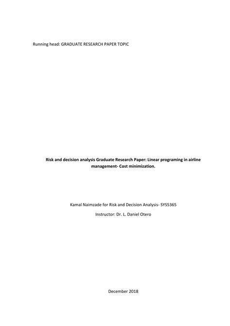 pdf linear programing in aviation cost minimization