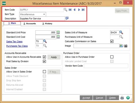Migrate Miscellaneous Item Masters From Sage 100 Erp To Sage 300 Erp