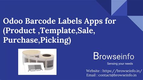 Odoo Barcode Labels Apps For Product Template Sale Purchase Picking PPTX Computing