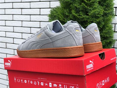 Мужские кеды Puma Suede Classic серые, пума суеде классик, цена 2098 ...
