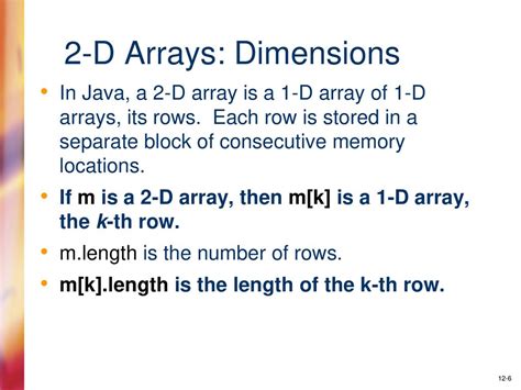 Two Dimensional Arrays Ppt Download