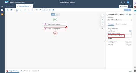 Build Your First Automation Using Outlook SDK Of SAP Build Process Automation SAP Tutorials