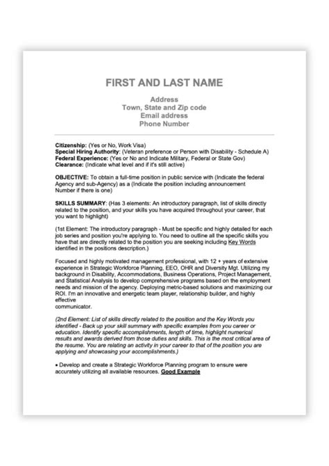 Federal Resume How To Perfect Your Resume Templates