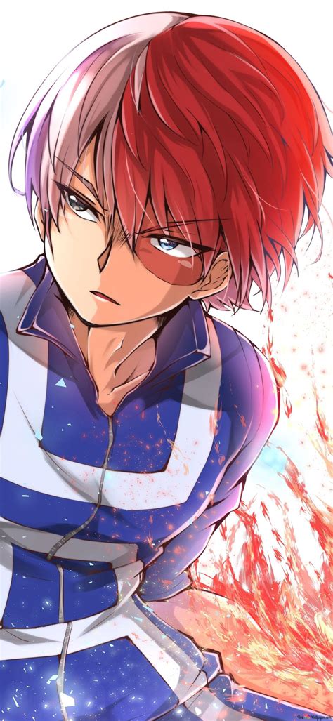 My Hero Academia Shoto Todoroki Half Cold Half Hot 2k Wallpaper Download