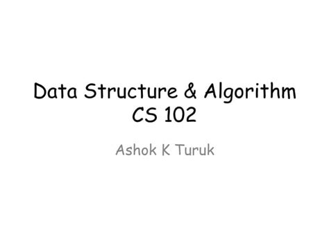 Data Structure And Algorithms Linked List Ppt