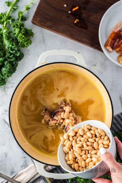 Ham Bone Soup With White Beans And Kale