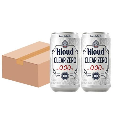 롯데칠성 롯데클라우드 클리어제로 350ml X 48캔 풍부한거품맥주 티몬