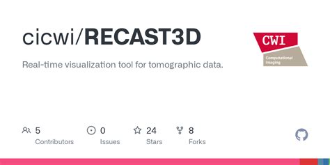 Github Cicwirecast3d Real Time Visualization Tool For Tomographic Data