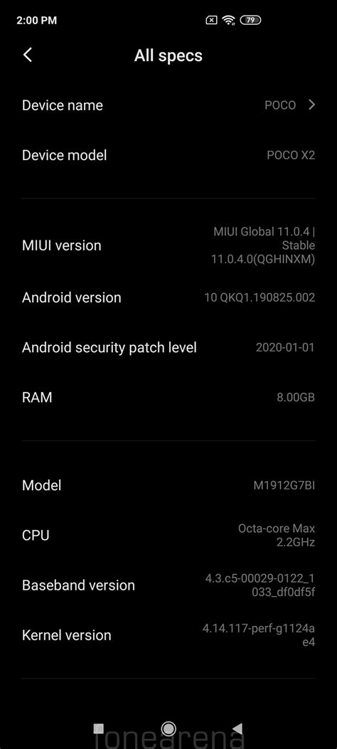 POCO X MIUI Software Update Tracker Update MIUI V With January Android Security Patch