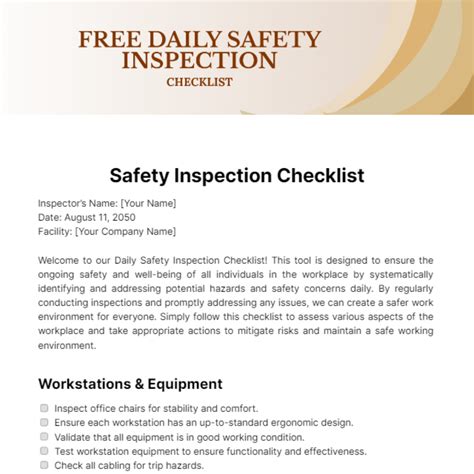 Free Spill Kit Inspection Checklist Template To Edit Online