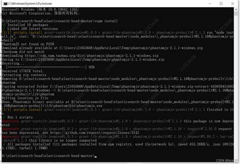 Windows下安装elasticsearch Head遇到的问题elastricsearch Head无法安装 Csdn博客