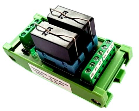 Standard Relay Interface Module 2 Channel 1 C O For Industrial Input Voltage 24 V Dc At
