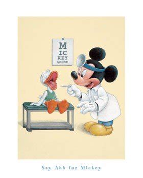 Disney Print Mickey Mouse Doctor Art Dr Md 30865597