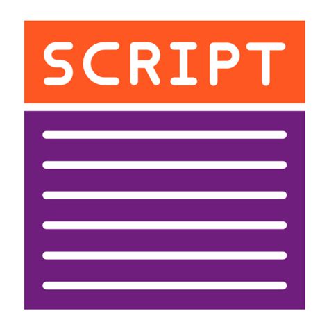 Script Generic Flat Icon