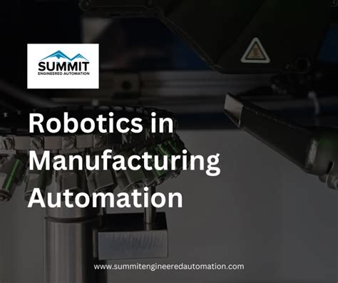 Robotics In Manufacturing Automation