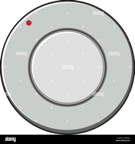 Round Dial Knob Cartoon Vector Illustration Stock Vector Image Art Alamy