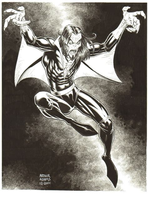 Morbius By Arthur Adams Spider Man In K Gearons Pin Ups Comic Art