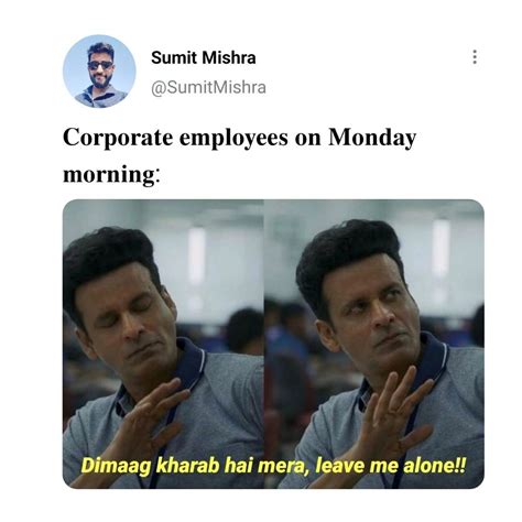 sumit mishra on linkedin monday mood 🥲😅 13 comments
