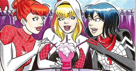 Marvel Cosplayers Recrean A Spinneret Spider Gwen Y Silk