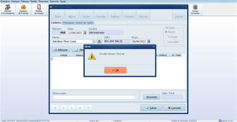 Como Resolver A Mensagem Invalid Stream Format Datacaixa