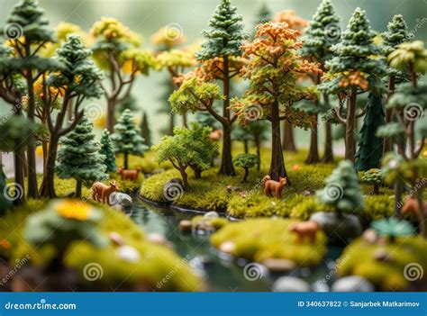 Forest Ecosystem Illustration Interconnected Species Stock Photography CartoonDealer Com