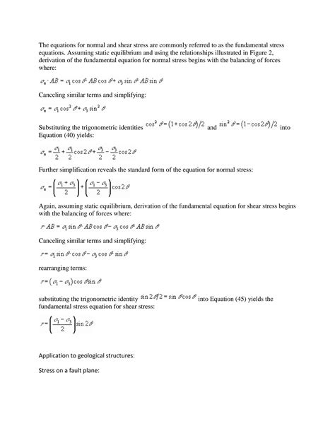Solution Lecture 3 Normal And Shear Stress Studypool
