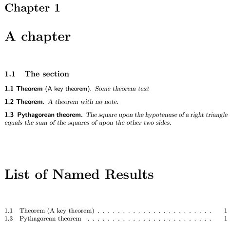 Keytheorems Conditional Format In Listofkeytheorems For Named Theorems TeX LaTeX Stack