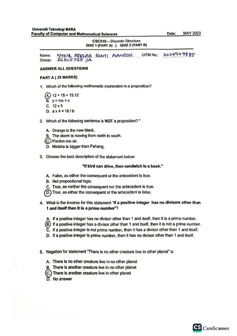 Q1Q2 2024907885 Exercise Computer Science Studocu
