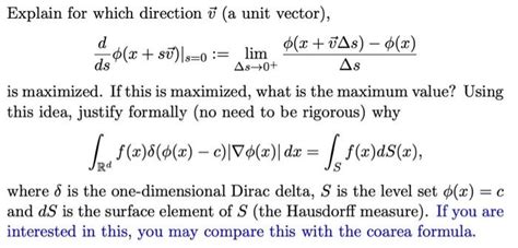 Solved Explain For Which Direction V A Unit Vector Chegg Com