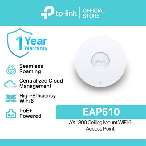 TP Link EAP AX Wireless Dual Band Ceiling Mount Access Point Wi Fi Extender Access
