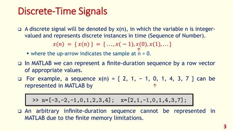 Dspfoehu Matlab 01 Discrete Time Signals And Systems Pdf