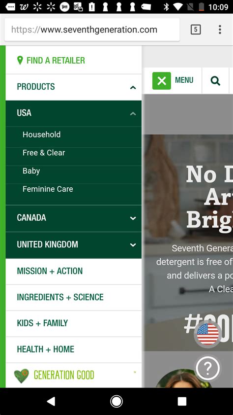 mobile subnavigation nn g