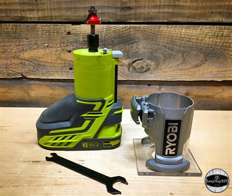 Pro Spective Review Ryobi One V Cordless Router Lazy Guy Diy