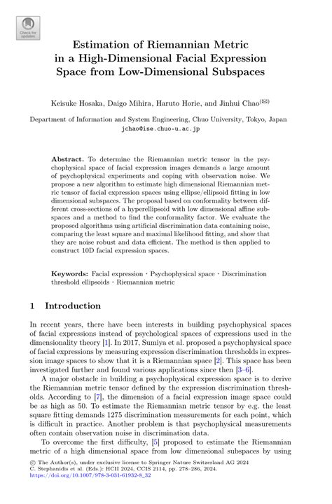 pdf estimation of riemannian metric in a high dimensional facial