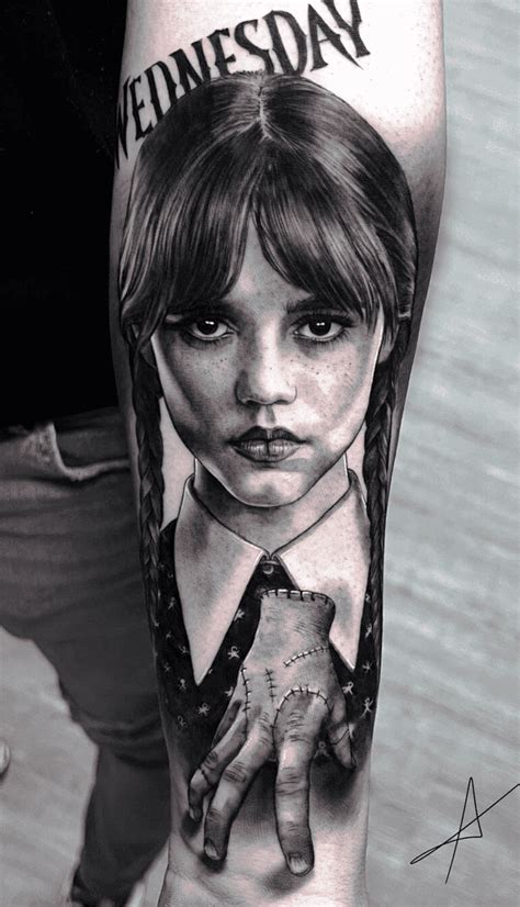 Wednesday Tattoo Design Ideas Images