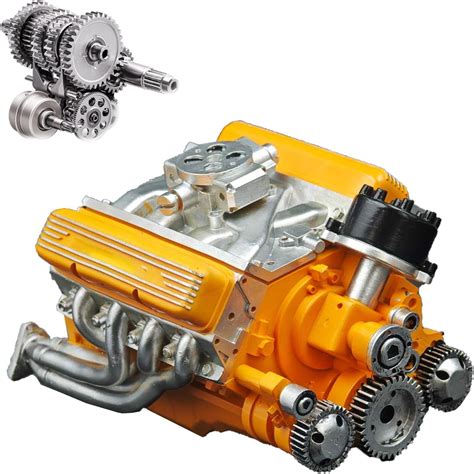 89 Gasoline Ohv V8 Small Block Engine Model Kits Cison V8 Engine Kit